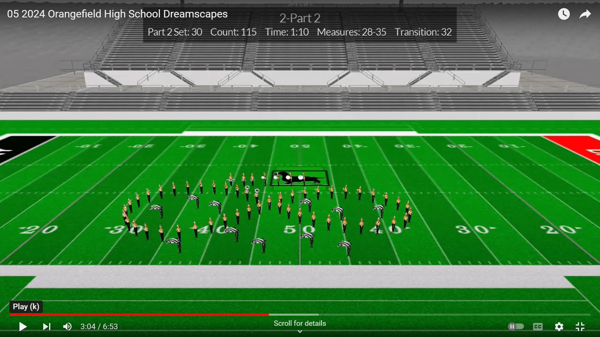 2024 - 5 - Orangefield High School | Gulf Coast Drill Design