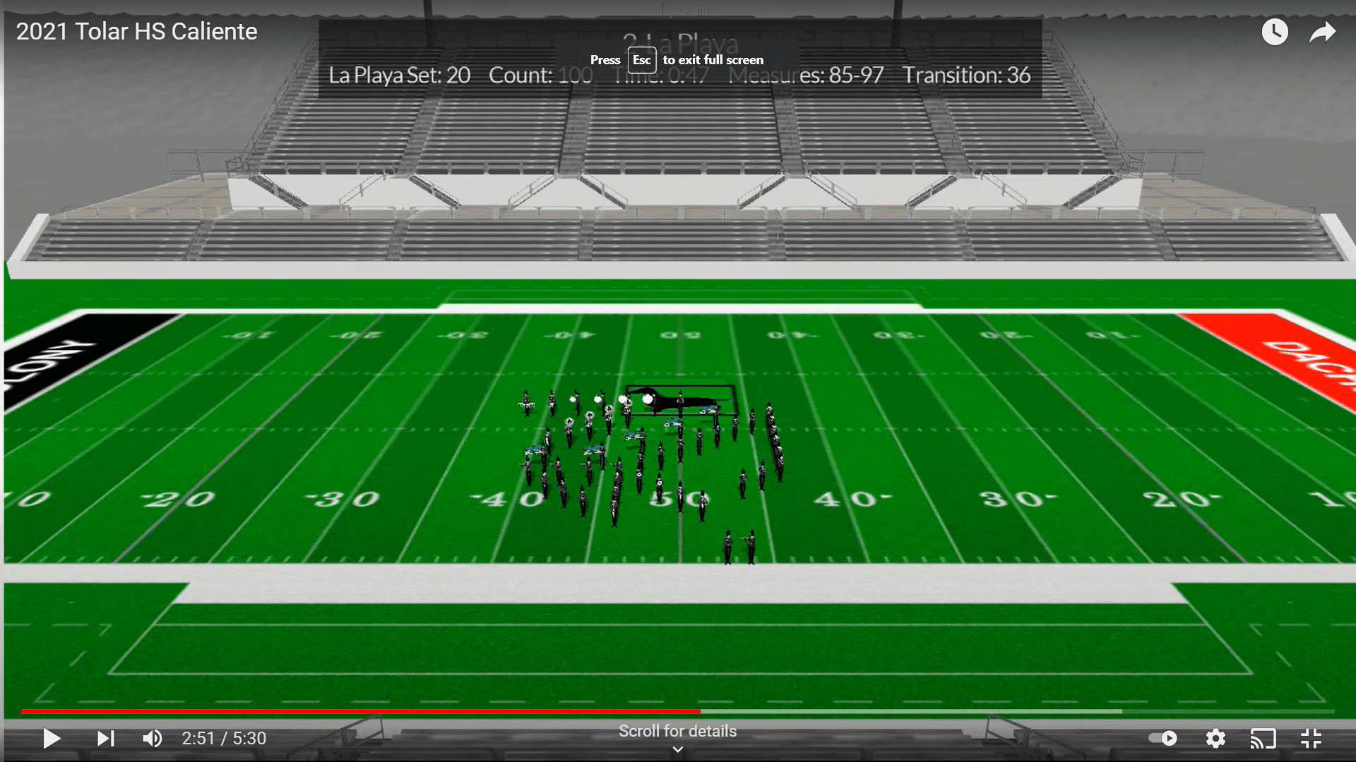 2021 Tolar High School | Gulf Coast Drill Design