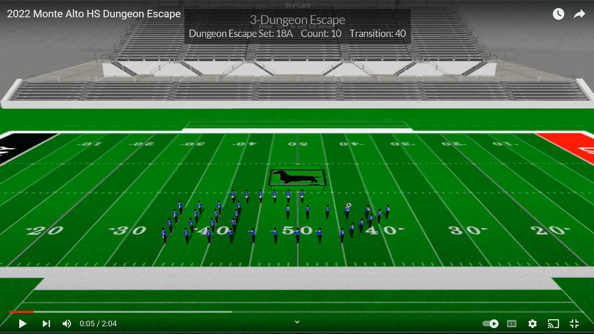 2022 Monte Alto High School | Gulf Coast Drill Design