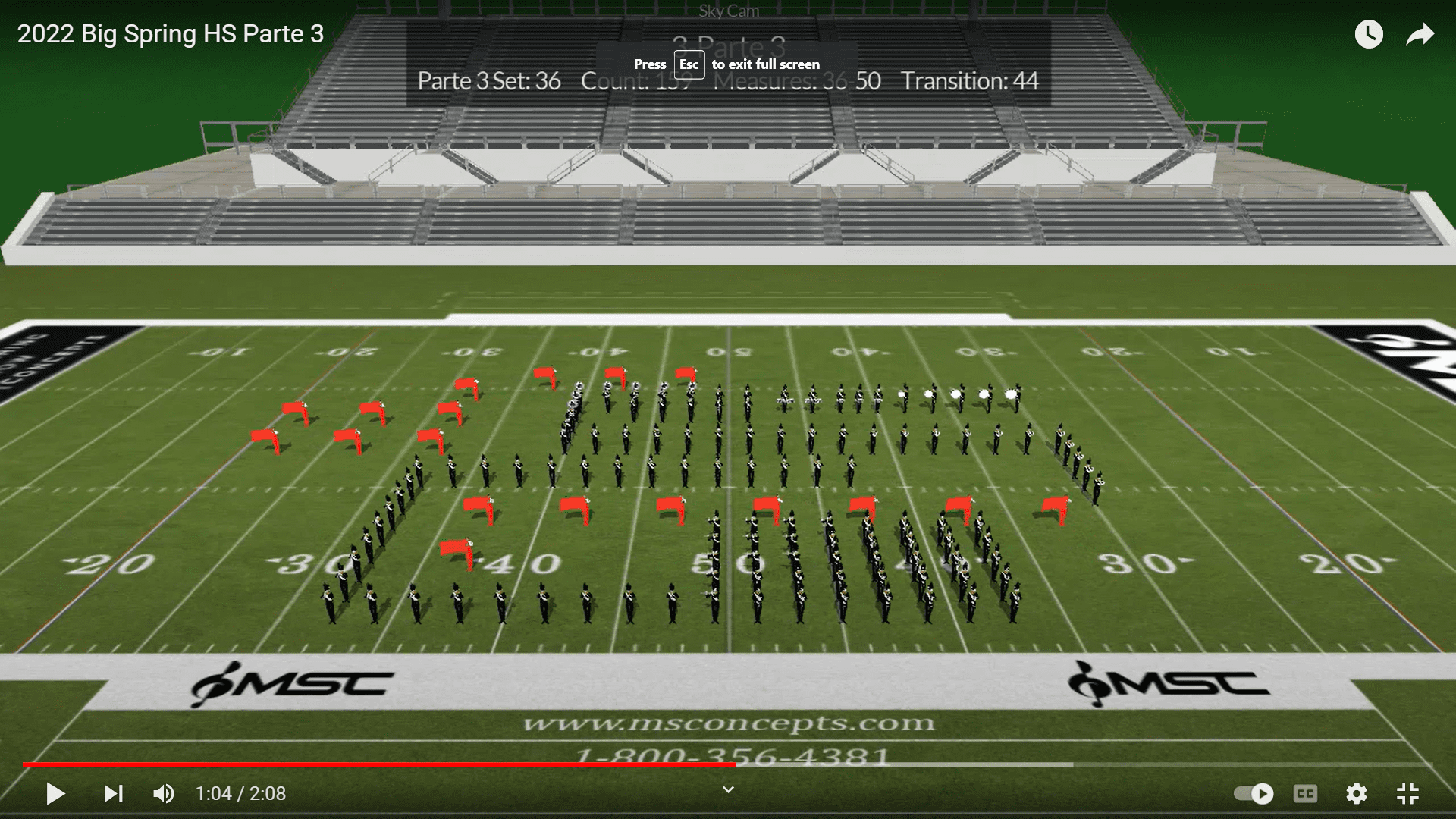 2022 Big Spring High School | Gulf Coast Drill Design
